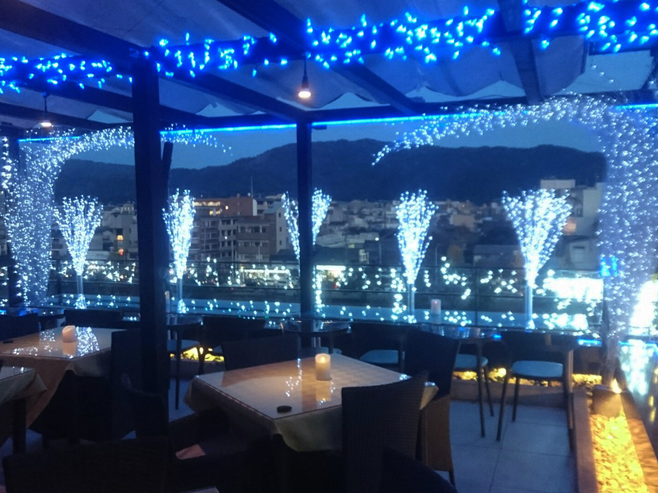 イルミネーション施工事例【Restaurant＆wine BAR XLV（京都市中京区） 】 - イルミネーション工房